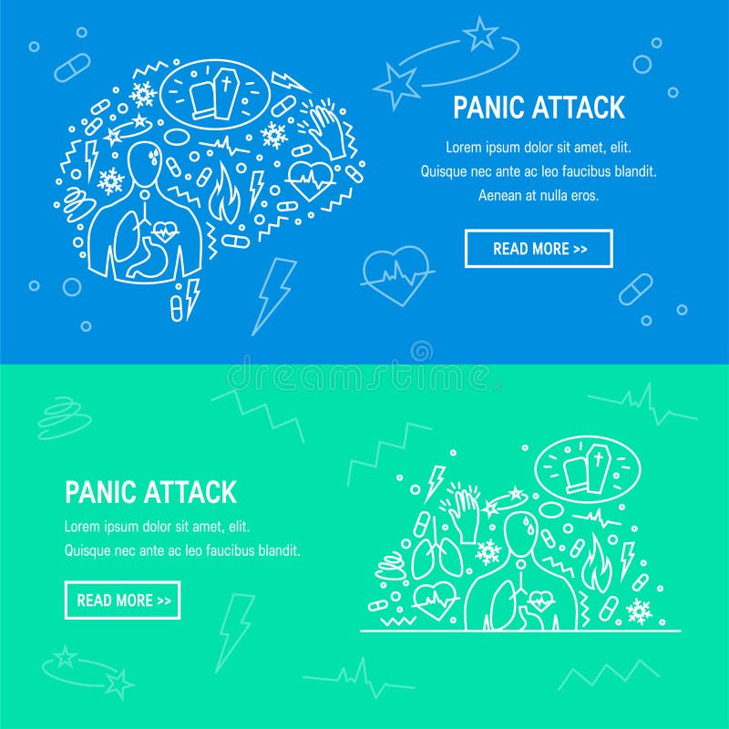 Panic Attack Symptoms Vector Stock Illustration - Illustration of ... Panic Attack Symptoms Vector Stock Illustration - Illustration of ...