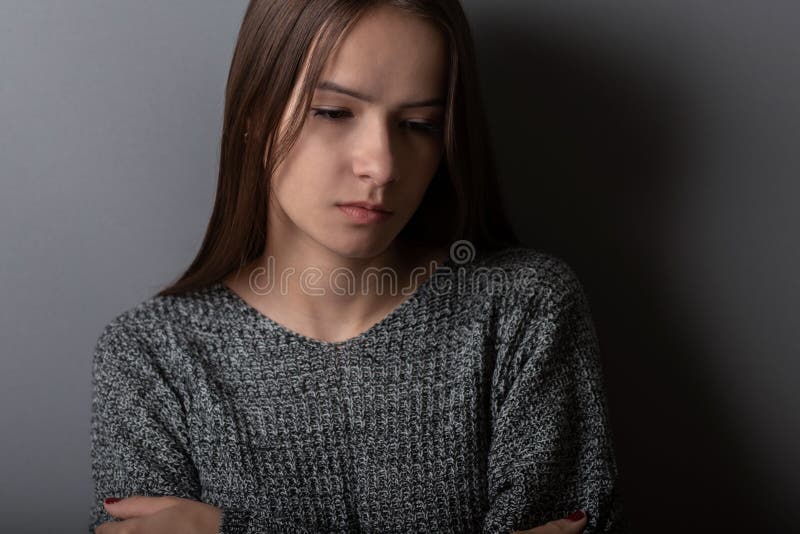 Panic Attacks, Ptsd, Neuroses, Anxiety Disorders, Sad Woman Stock Image ...