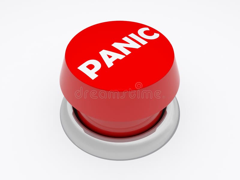 Panic Button stock illustration. Illustration of isolated - 11381605