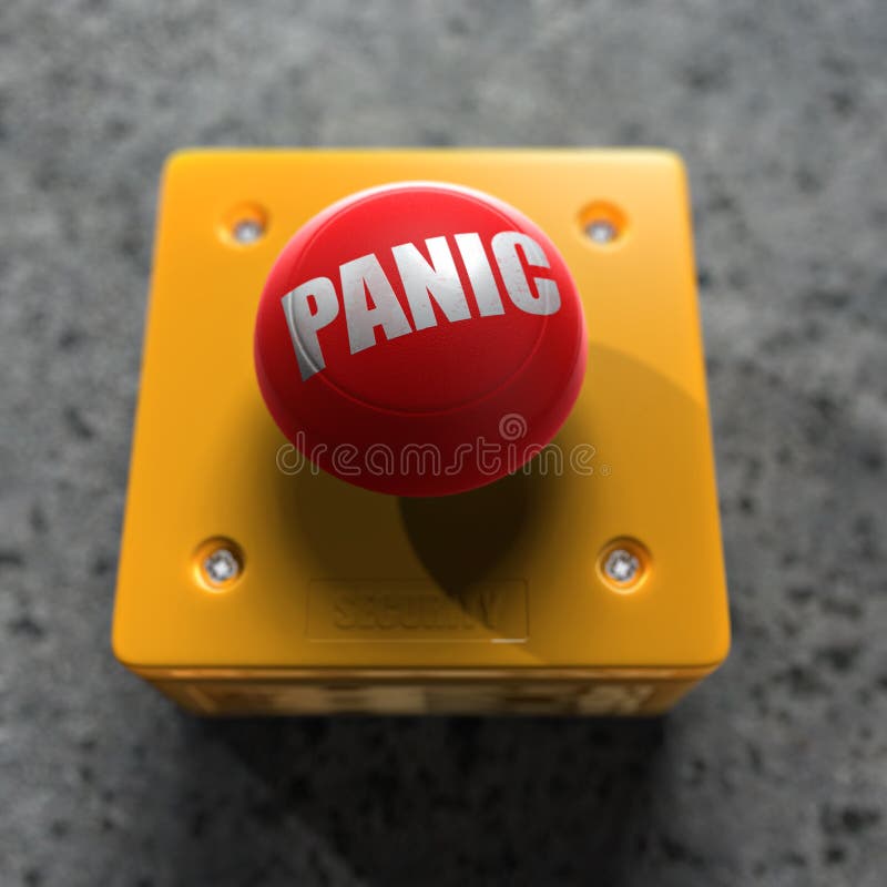 Panic Button stock image. Image of trouble, warning, panic - 5220785