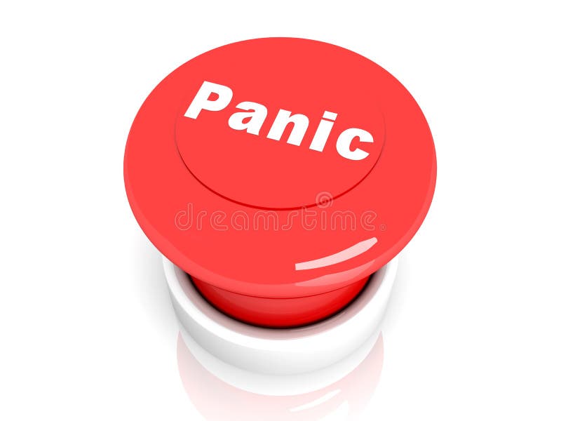 Panic Button stock illustration. Illustration of isolated - 11381605