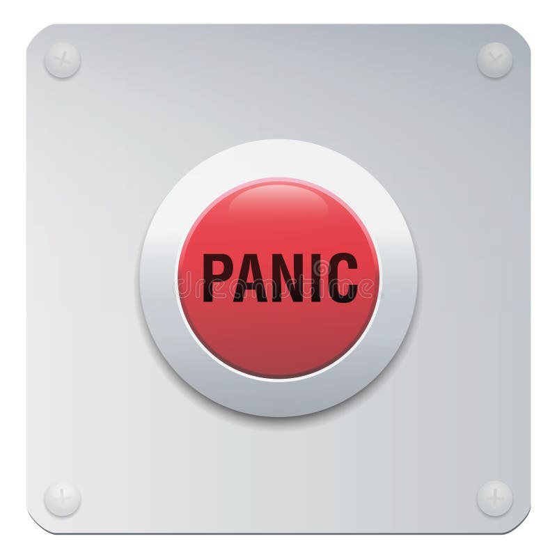 Panic Button Alarm Emergency Stock Vector - Illustration of metal ... Panic Button Alarm Emergency Stock Vector - Illustration of metal ...