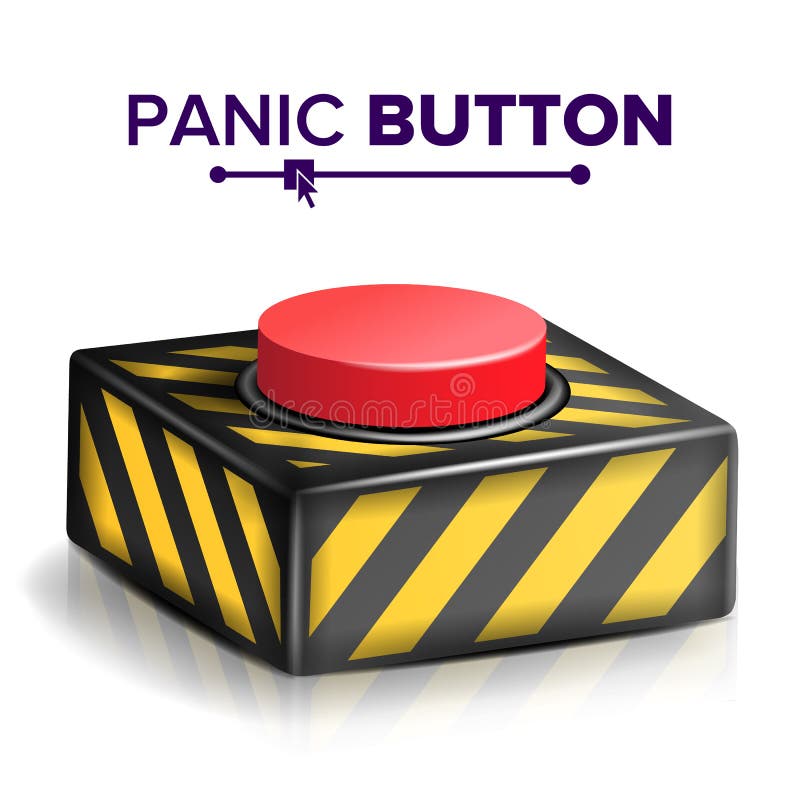 Red Panic Button Set Isolated Vector. Red Alarm Shiny Button ... Red Panic Button Set Isolated Vector. Red Alarm Shiny Button ...
