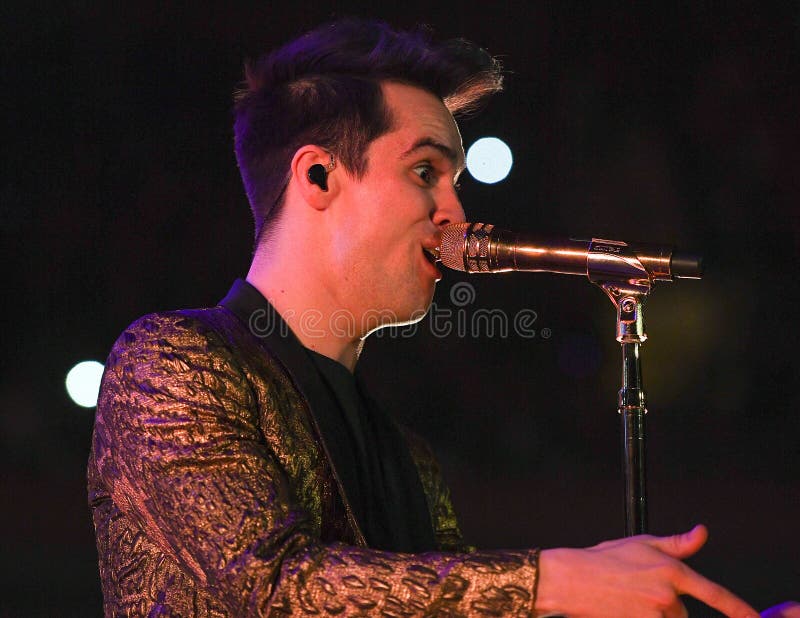 Panic at the Disco in Concert from Madison Square Garden Editorial ...