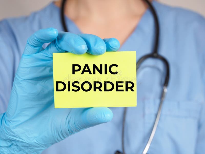 Panic Disorder Names Diagnoses Medical Background Stock Image - Image ...