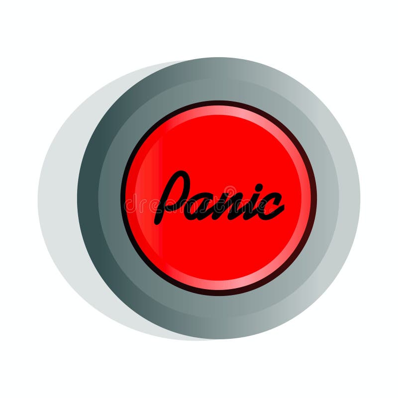 Panic Power Red Button. stock photo. Image of notes - 276951700