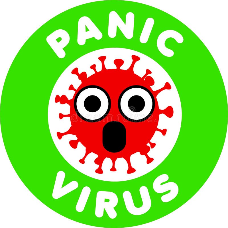 Panic virus stock illustration. Illustration of dont - 298028049