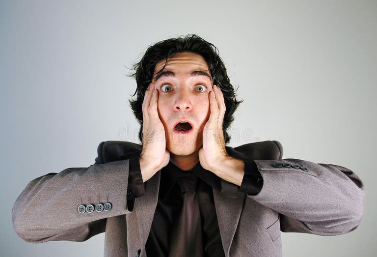 Paniced businessman stock image. Image of master, company - 11355