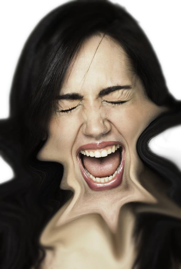 Girl Exploding Christmas Cracker Stock Photo - Image of eyes, colorful ...