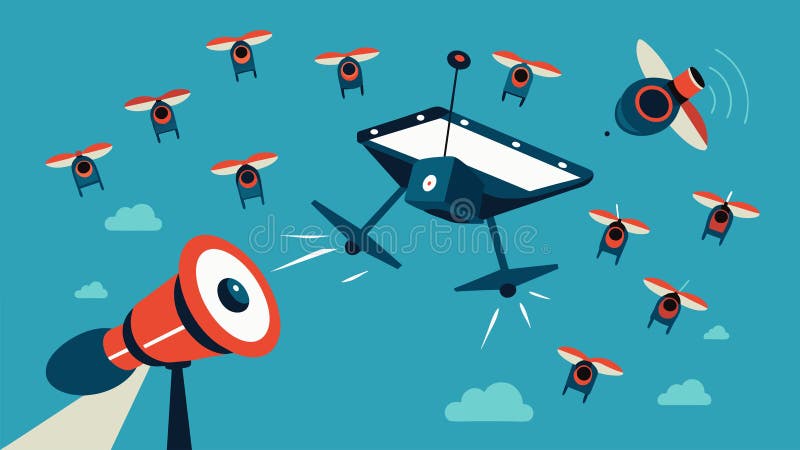 The Panicspreading Drone Released a Swarm of Tiny Drones Each Carrying ...