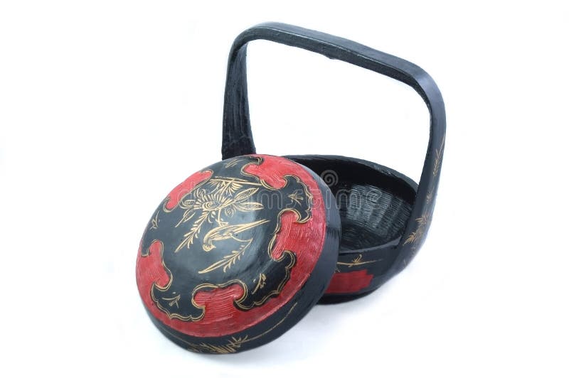 Panier Chinois De Cadeau De Mariage Photo stock - Image du cérémonie ...