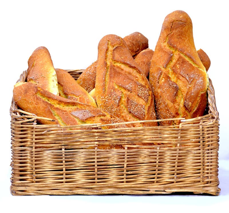 Panier de pain image stock. Image du pâtisserie, carbohydrates - 40658379