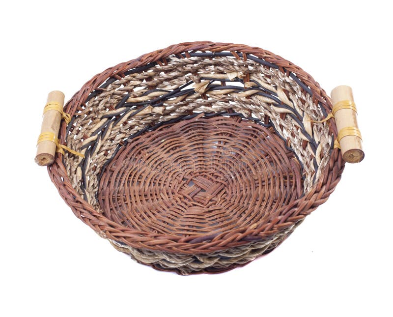 Panier vide image stock. Image du cuvette, coloré, jaune - 23732653