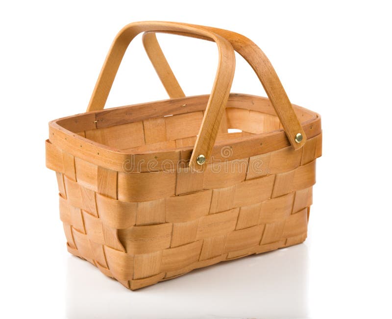 Panier vide image stock. Image du objet, métier, nique - 34073357