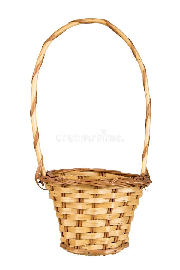 Panier vide photo stock. Image du cercle, fond, conteneur - 39194874