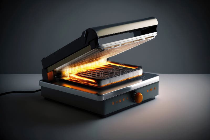 Panini Press Fire in Modern Apartment Design. Generative AI Stock ...