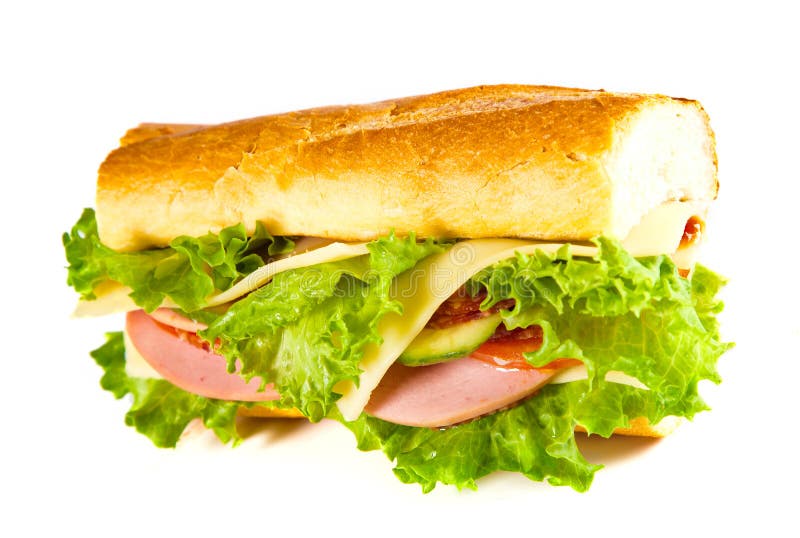 Panino immagine stock. Immagine di cetriolo, sfondo, fresco - 23026123