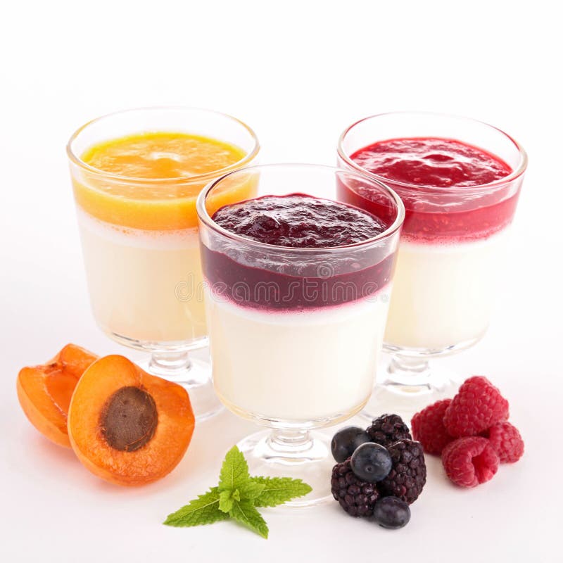 Panna cotta stock image. Image of dessert, cream, cuisine - 31680641