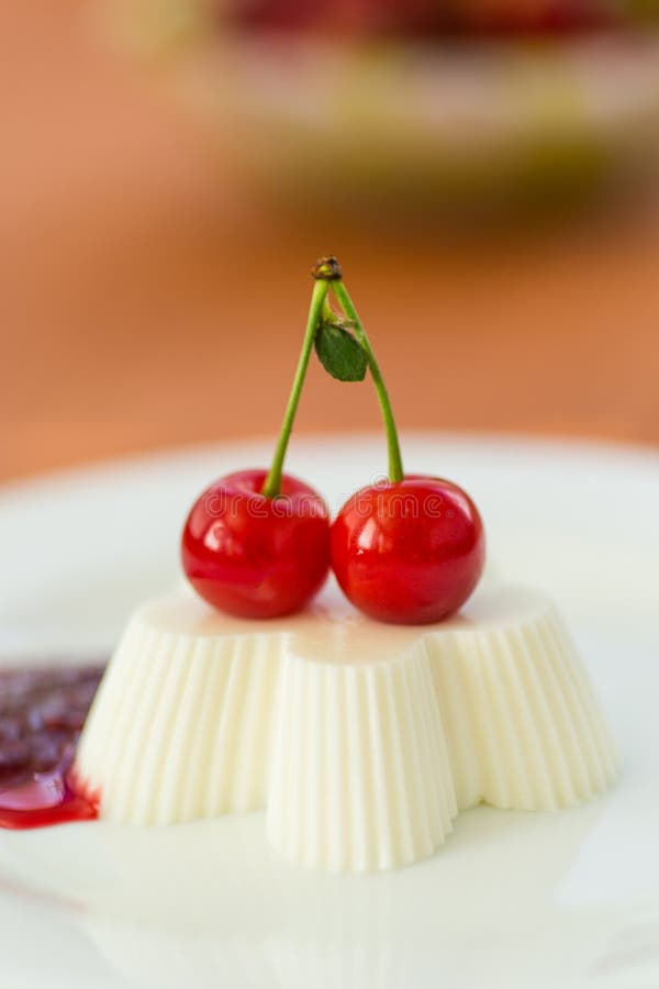 Panna cotta stock image. Image of decoration, cake, forest - 31524147