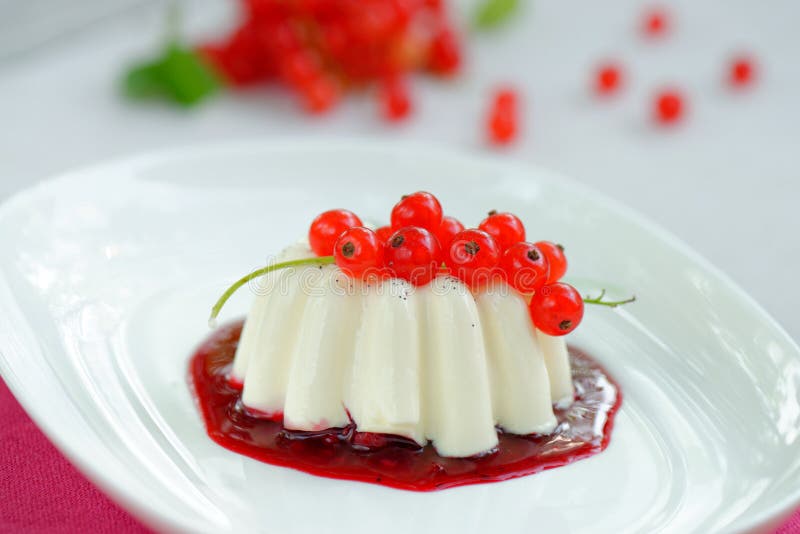 Panna cotta dessert stock photo. Image of dairy, cream - 33186242
