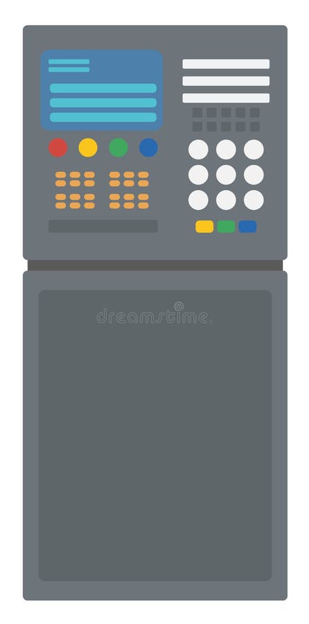 Panneau De Commande Industriel Illustration de Vecteur - Illustration ...