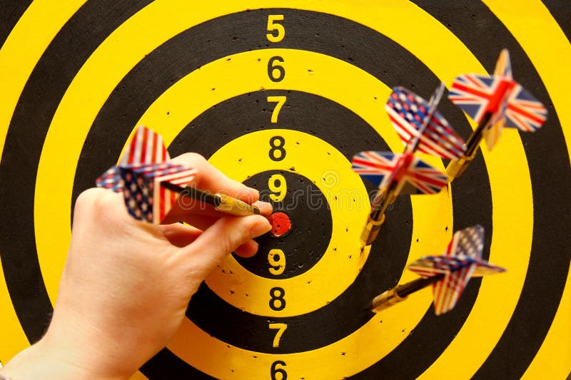 Panneau pour des dards. image stock. Image du perspective - 11949095