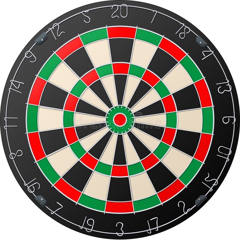 Panneau de dards illustration stock. Illustration du projectile - 4858539