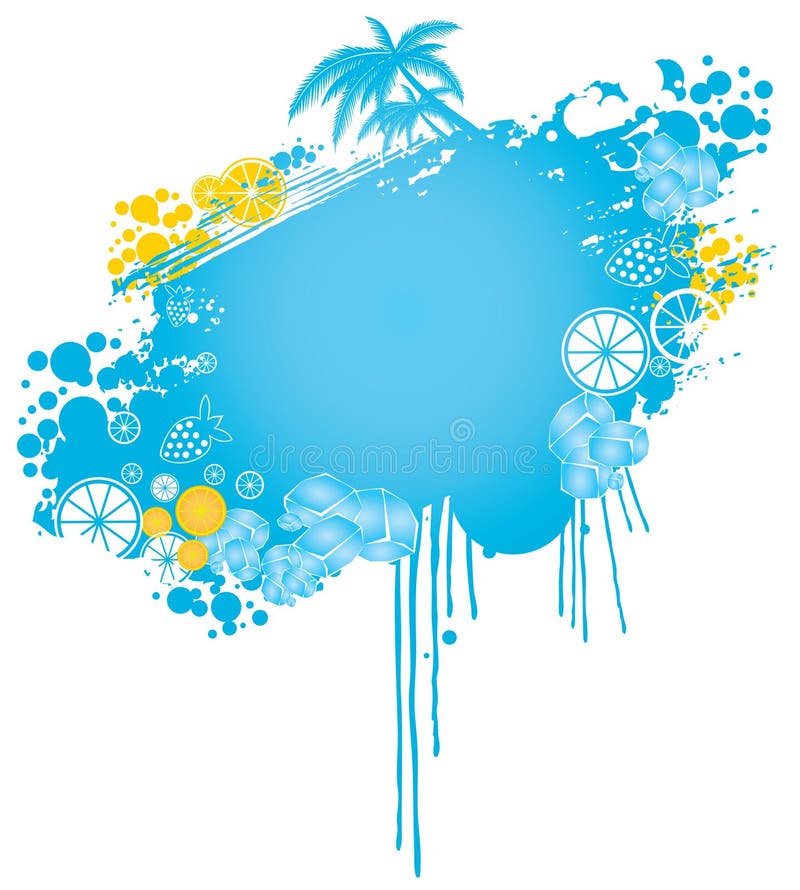 Panneau Indicateur De Thème D'été Illustration de Vecteur ...