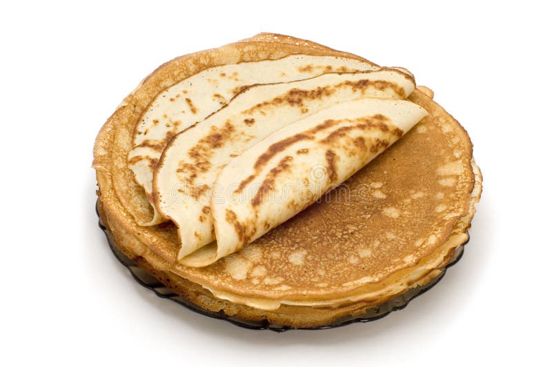 Pannekoek stock afbeelding. Image of plaat, gastronomisch - 3128209