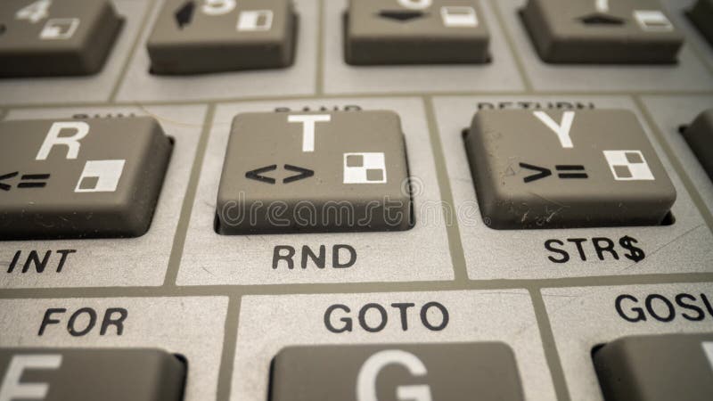 Panning Over a Vintage Keyboard Stock Footage - Video of letters ...