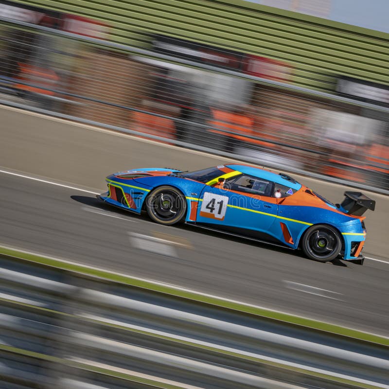 Racing Car stock image. Image of corner, circuit, spinning - 202539203