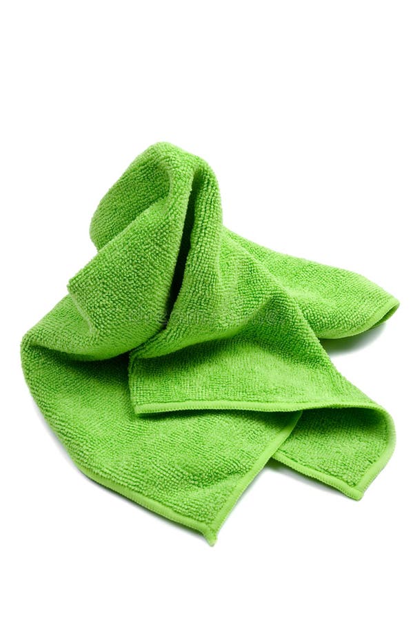 Panno verde di pulizia immagine stock. Immagine di intero - 23579173