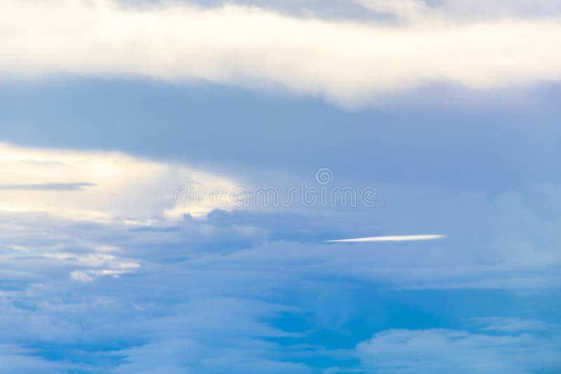 Panorama Above the Clouds Flying Above Rio De Janeiro Brazil Stock ...