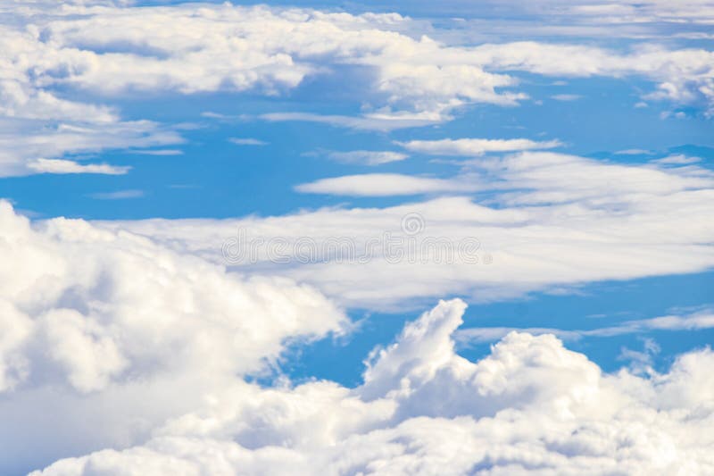 Panorama Above the Clouds Flying Above Rio De Janeiro Brazil Stock ...