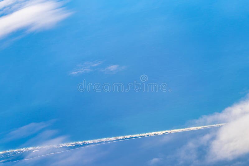 Panorama Above the Clouds Flying Above Rio De Janeiro Brazil Stock ...