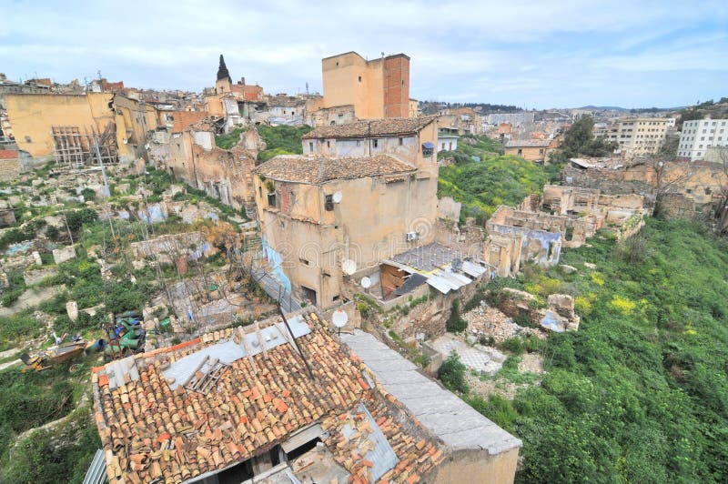 Panorama of Constantine stock photo. Image of maghreb - 275720414