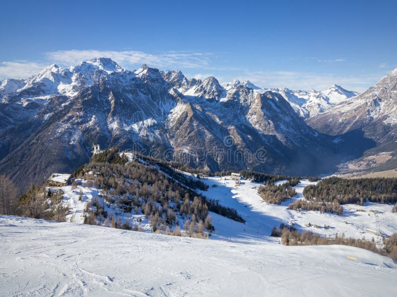 Panorama of the alps stock photo. Image of italy, swiss - 36098358
