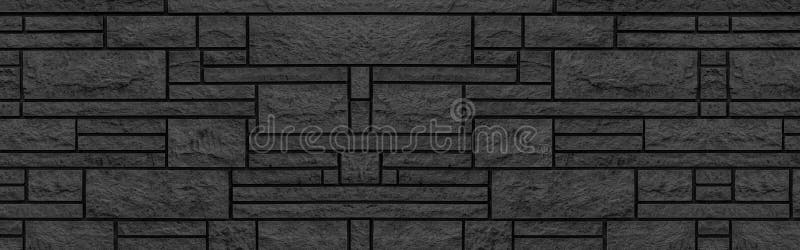 Black Stone Cladding Texture