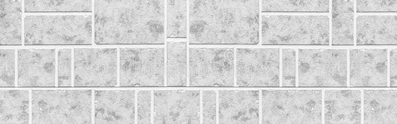 Block Pattern of White Stone Cladding Wall Tile Texture and Seamless ...