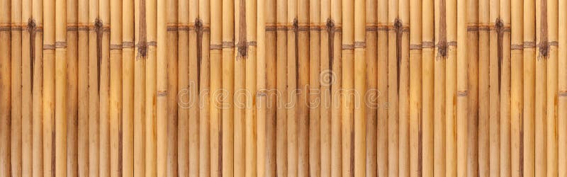 Brown Old Bamboo Fence Texture and Background Seamless Stock Photo ...
