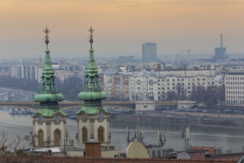 Panorama of Budapest - the Capital of Hungary Stock Photo - Image of ...