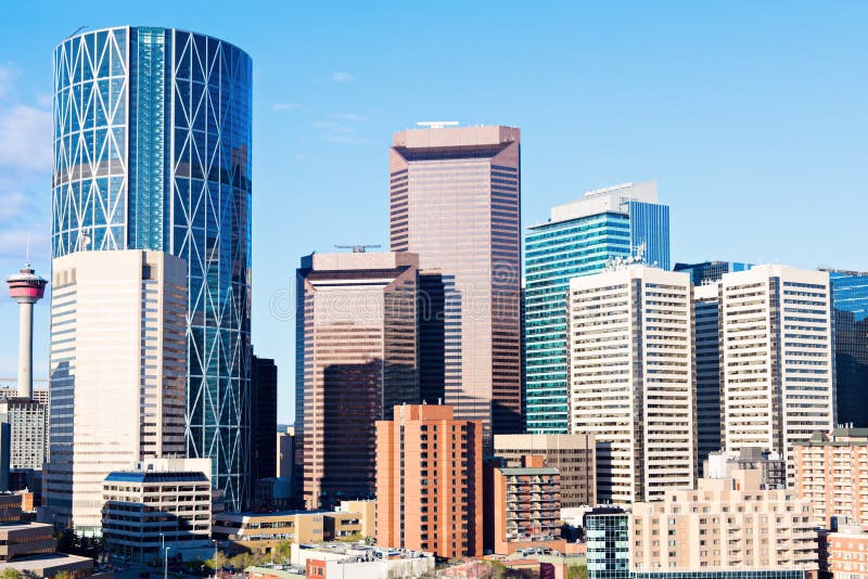 Panorama of Calgary stock photo. Image of modern, calgary - 66270220