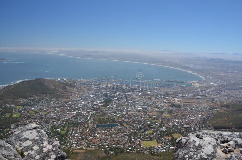 Panorama of Cape Town stock photo. Image of town, cape - 32790546