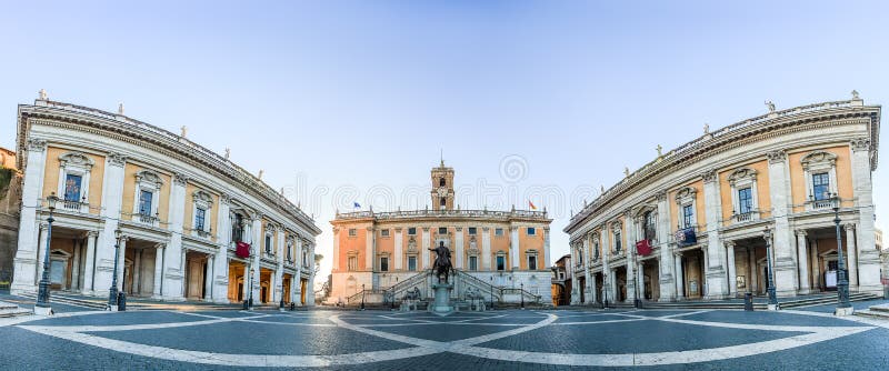 Panorama Capitol Hill. Rome, Italy Editorial Stock Photo - Image of ...