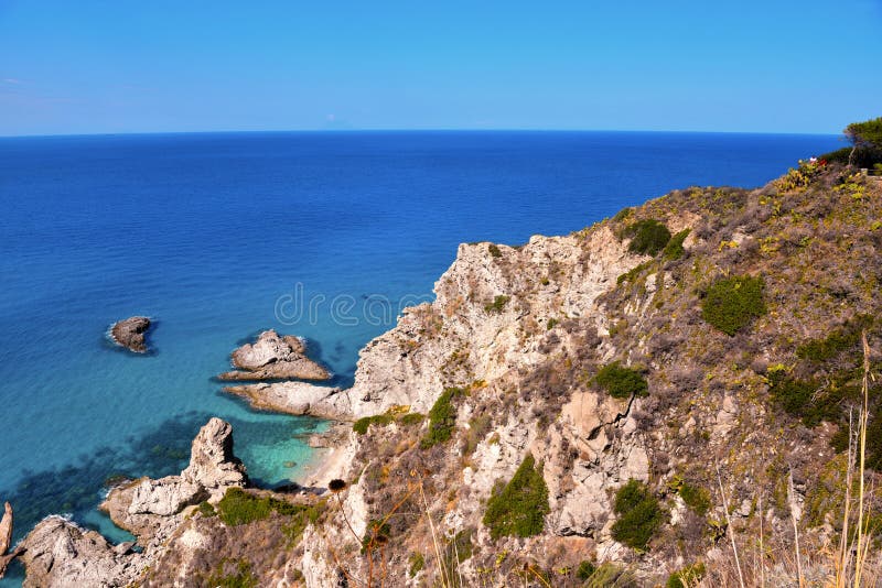 Capo Vaticano Italy stock photo. Image of holiday, vacation - 103723928