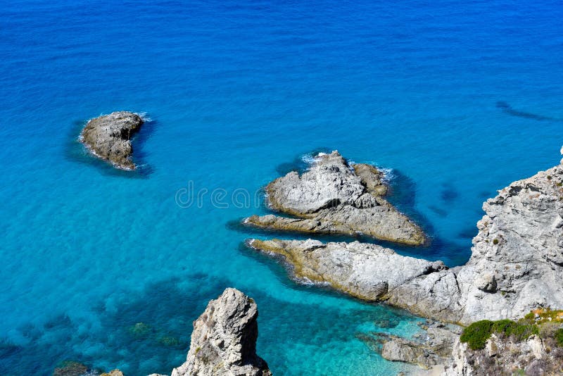 Capo Vaticano Italy stock photo. Image of travel, mediterranean - 103724098