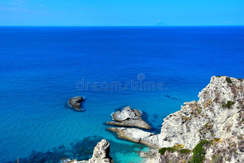 Capo Vaticano Italy stock photo. Image of castle, green - 103724310