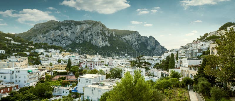 Capri Town stock photo. Image of capri, island, tourism - 9421266