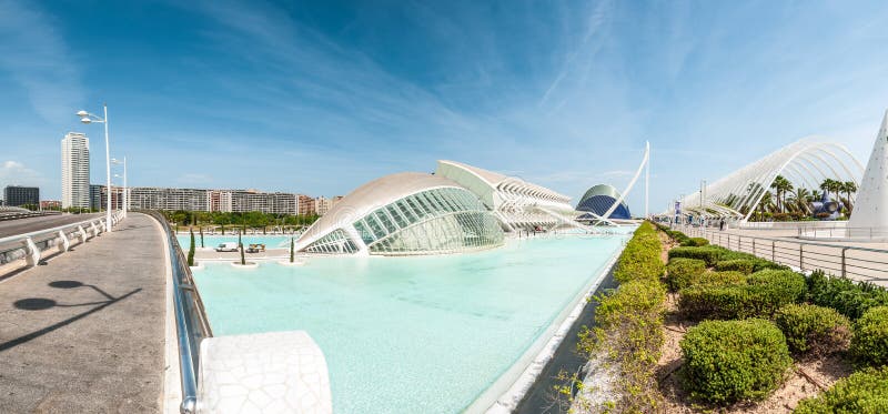 Panorama of Cityscape in Valencia, Spain, Europe. Editorial Image ...