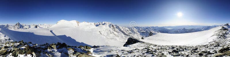 Panorama of the Taiwan Goldern Needle Mountain Stock Image - Image of ...